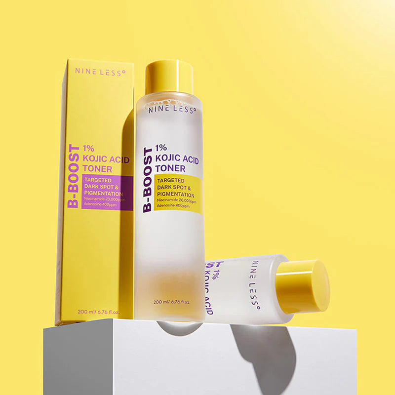 NINELESS: B-Boost 1% Kojic Acid Toner – Sumin K-Beauty Panamá